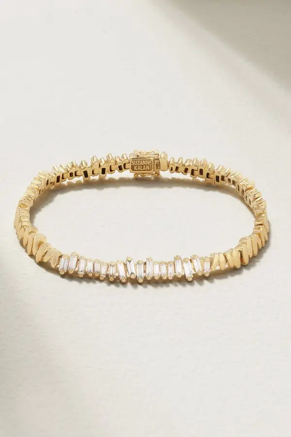 SUZANNE KALAN 18-karat Diamond 'fireworks' Bracelet - Gold