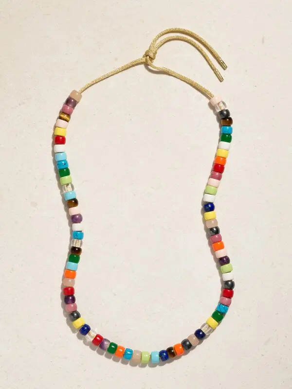 Carolina Bucci Forte Beads Multi-stone Necklace Kit - Yellow