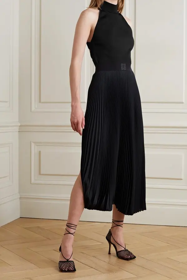 Givenchy Cutout Knitted Turtleneck Top