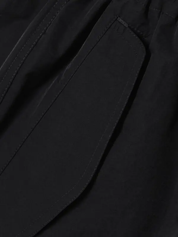 Wardrobe.NYC Beach Cotton-blend Shell Shorts - Black