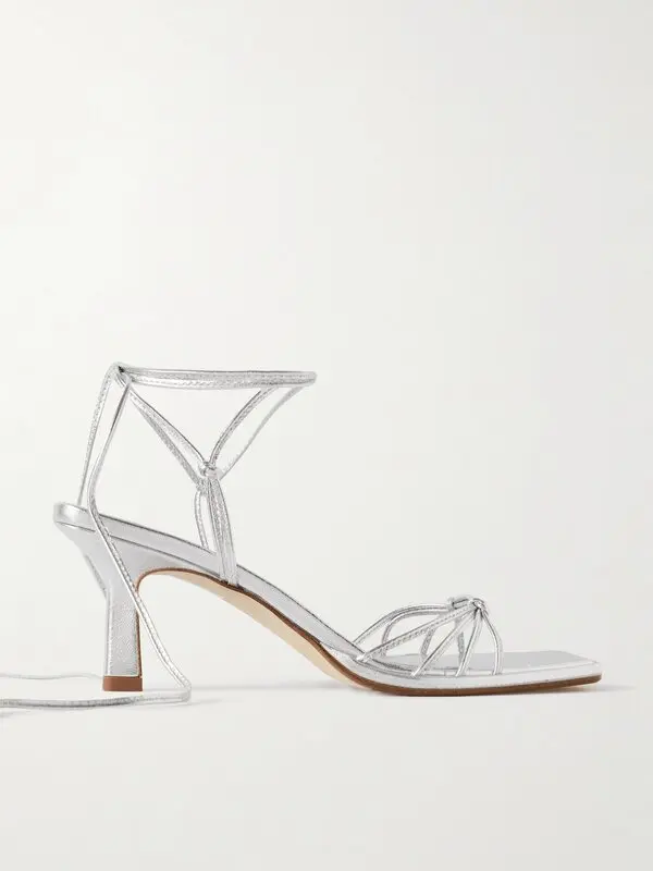 AeydĒ Roda Metallic Leather Sandals