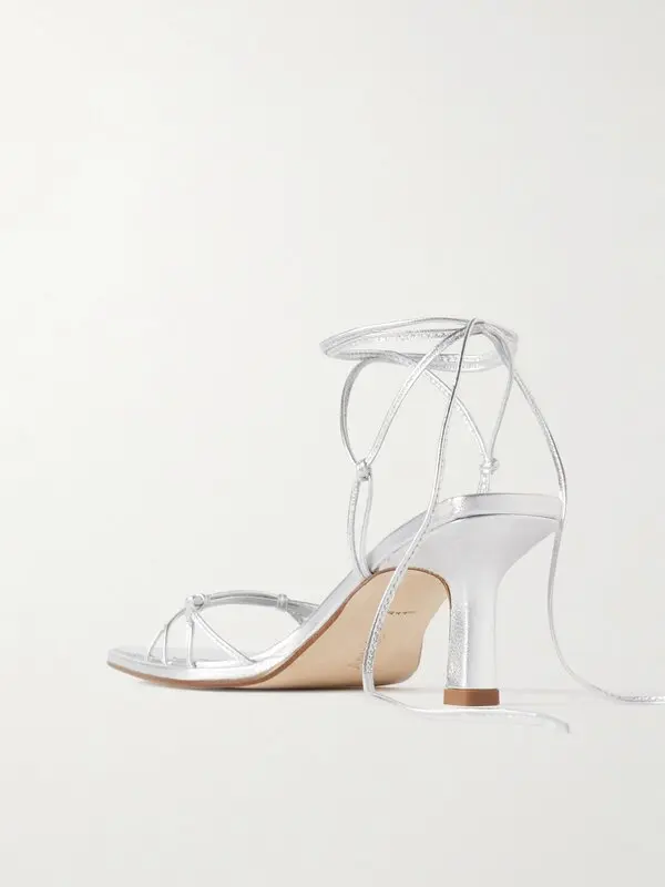 AeydĒ Roda Metallic Leather Sandals