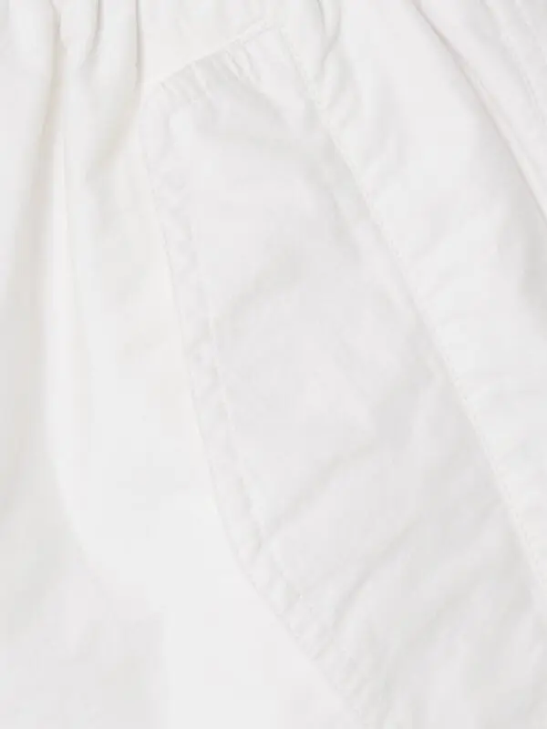 Wardrobe.NYC Beach Cotton-blend Shell Shorts - White