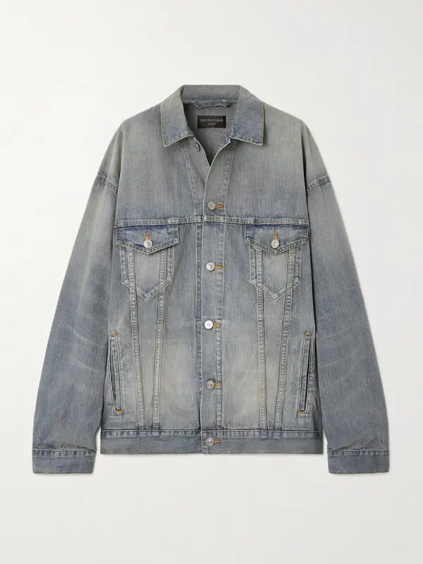 Balenciaga Oversized Denim Trucker Jacket