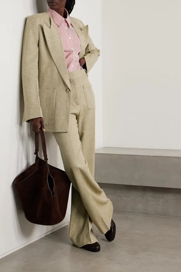 Victoria Beckham Wool-blend Twill Blazer