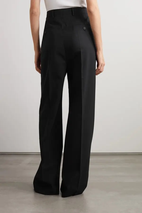 Rick Owens Mastodon Stretch-wool Wide-leg Pants
