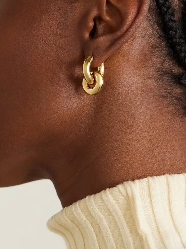 Lié Studio The Esther -plated Hoop Earrings