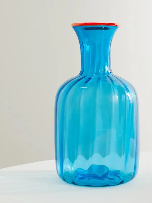 La DoubleJ Murano Glass Carafe - Blue