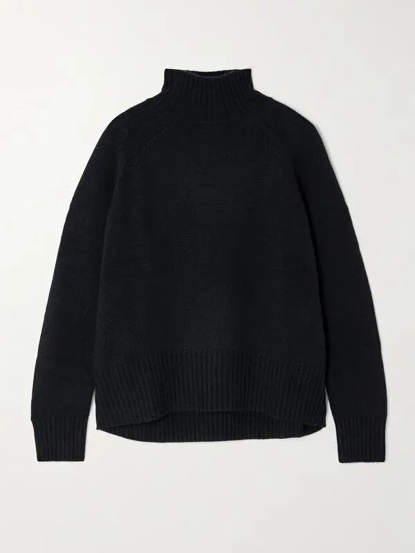 ALLUDE Relaxed Wool And Cashmere-blend Sweater
