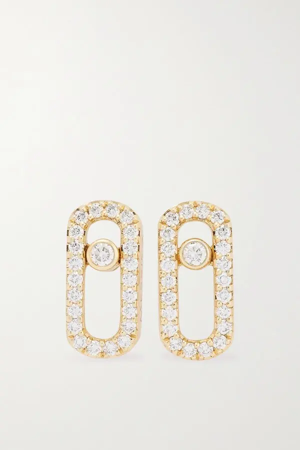 Messika Move Uno 18-karat Diamond Earrings