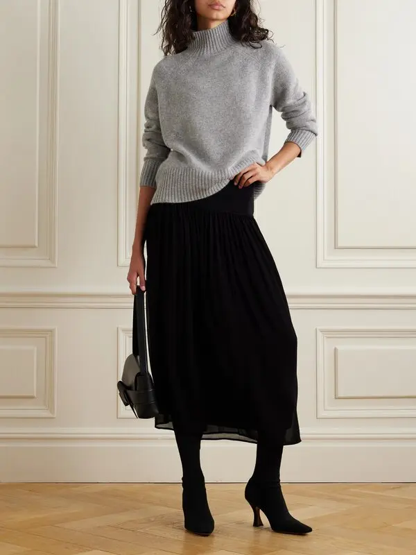 ALLUDE Wool And Cashmere-blend Sweater