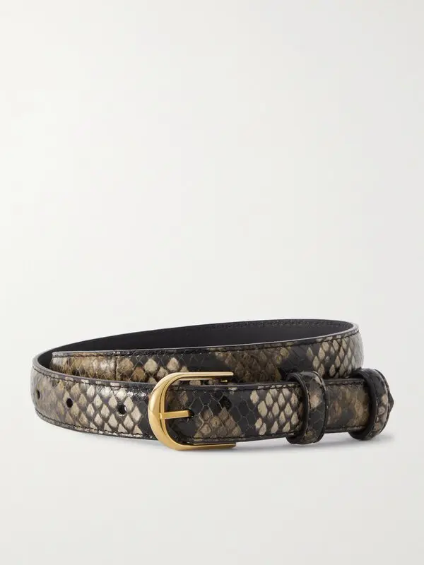 NILI LOTAN Jane Snake-effect Belt