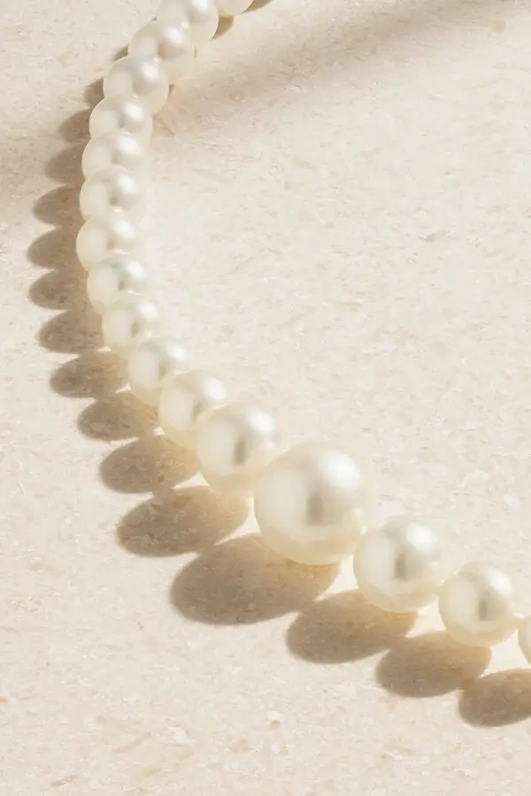 Mizuki 14-karat Pearl Necklace