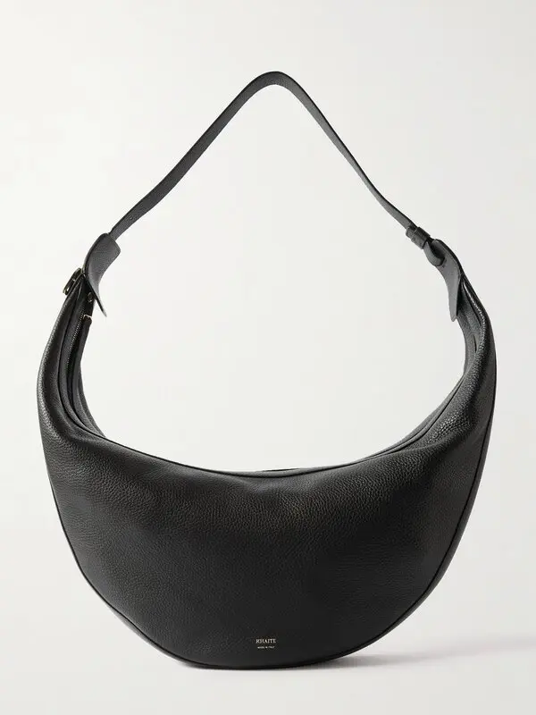 Khaite Augustina Textured-leather Shoulder Bag
