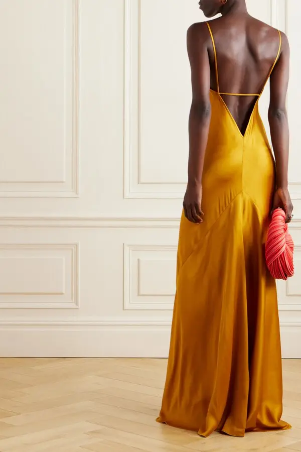 Victoria Beckham Satin Gown