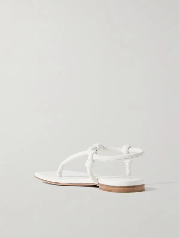 GIANVITO ROSSI Juno Thong Sandals - White