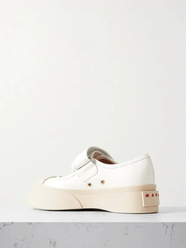 Marni Pablo Leather Mary Jane Platform Sneakers