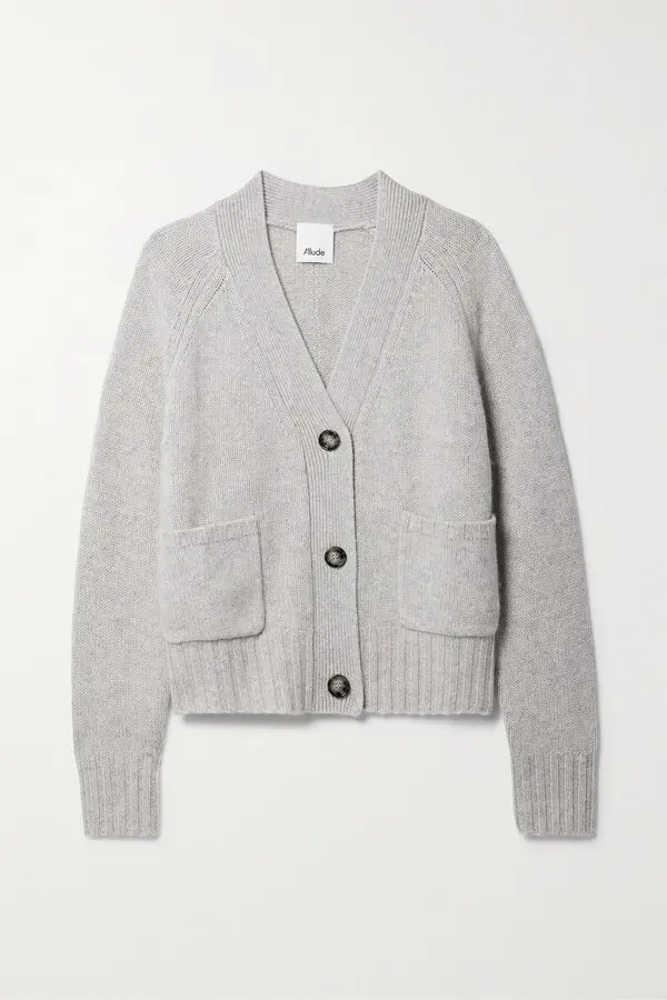 ALLUDE Wool And Cashmere-blend Cardigan