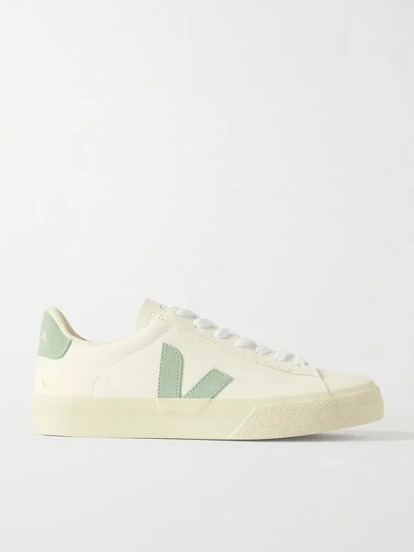 VEJA Net Sustain Campo Leather Sneakers - White