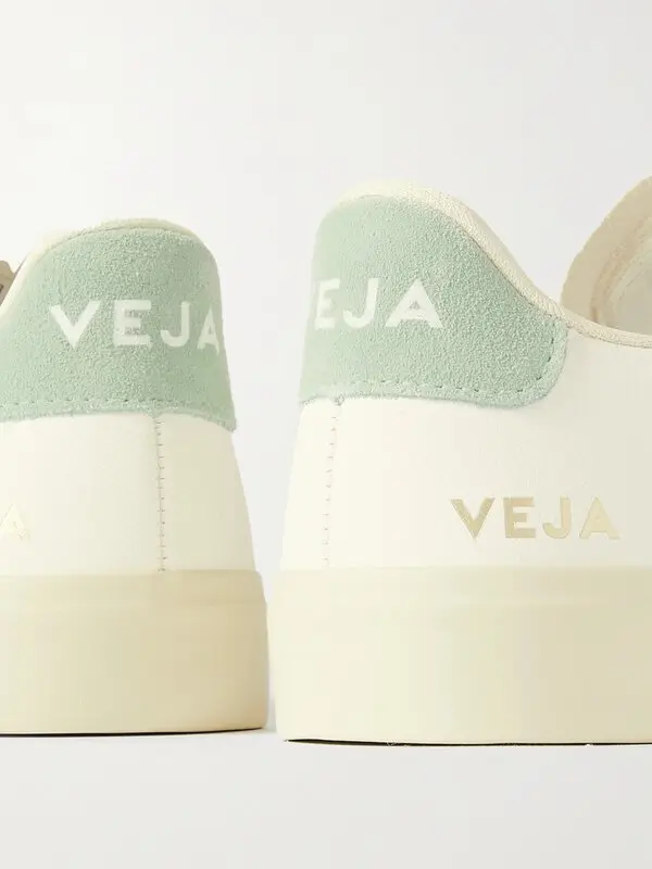 VEJA Net Sustain Campo Leather Sneakers - White