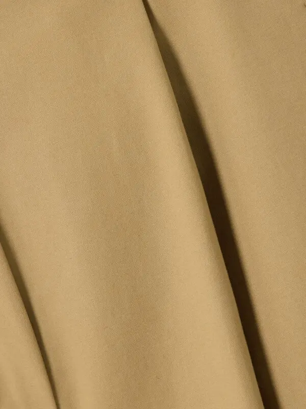 Max Mara Avoriaz Pleated Cotton-blend Wide-leg Trousers