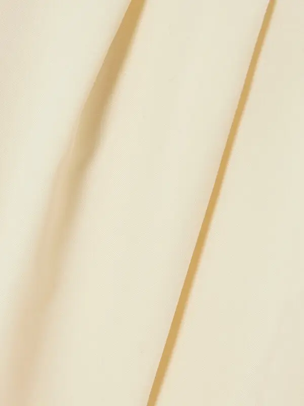 Max Mara Priamo Pleated Silk Shorts - White