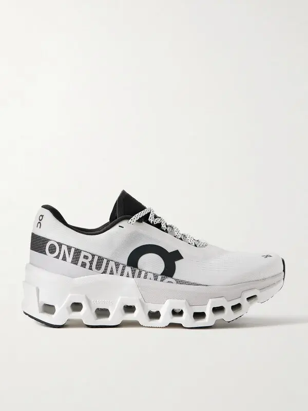On Cloudmonster 2 Rubber-trimmed Sneakers - White