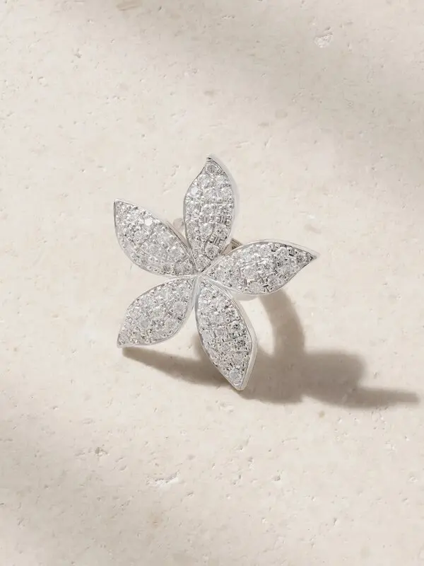 Ileana Makri Blossom Diamond Ear Cuff - Gold