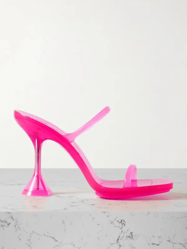 Amina Muaddi Brito Pvc Sandals