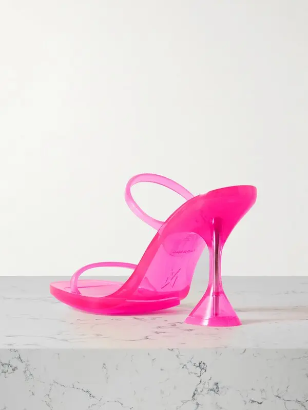 Amina Muaddi Brito Pvc Sandals