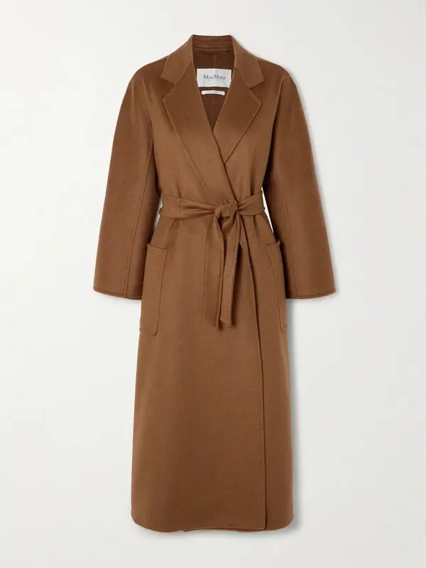Max Mara Ludmilla Belted Cashmere Coat - Brown