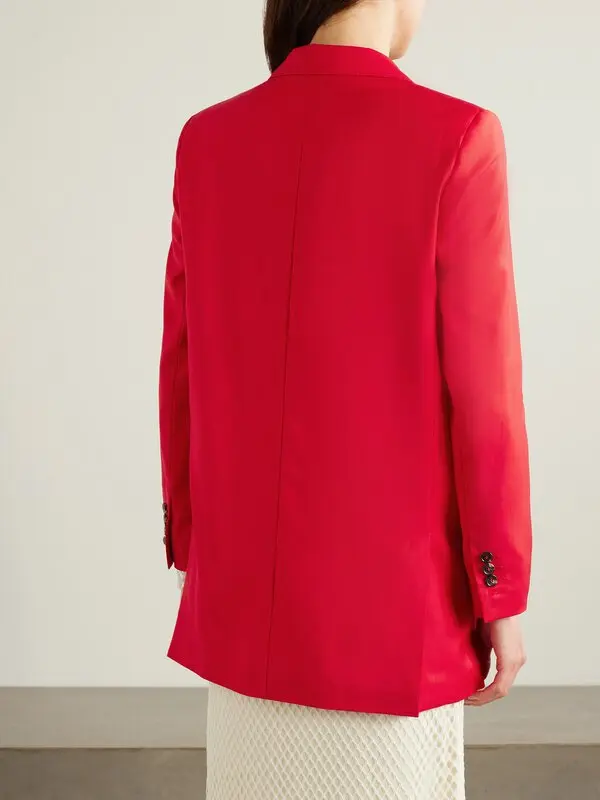 Max Mara Nebbie Double-breasted Wool Blazer