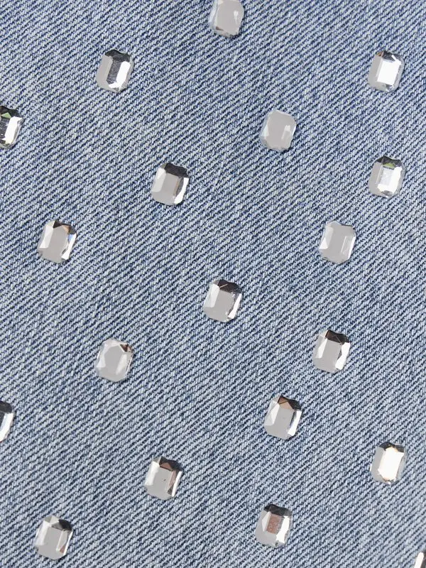 SELF-PORTRAIT Crystal-embellished Mini Dress