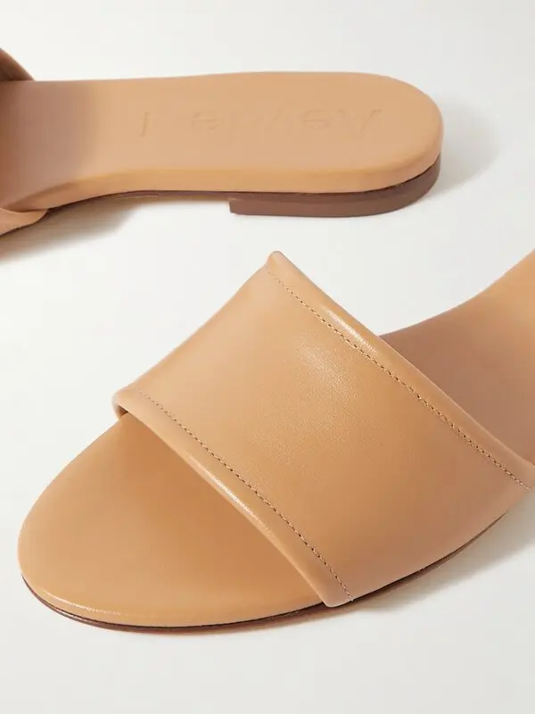 AeydĒ Sumi Leather Slides