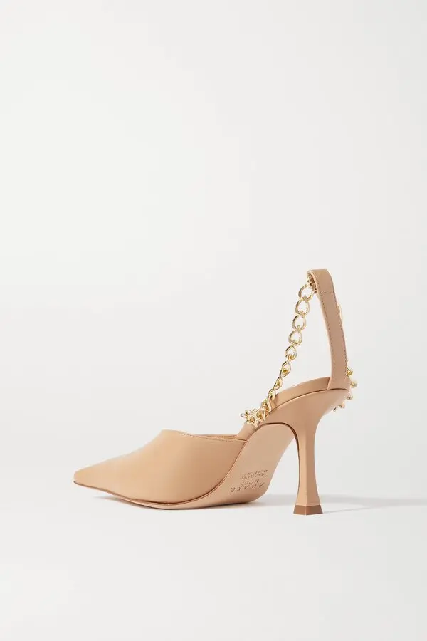 A.W.A.K.E. Mode Lucrezia Leather Pumps