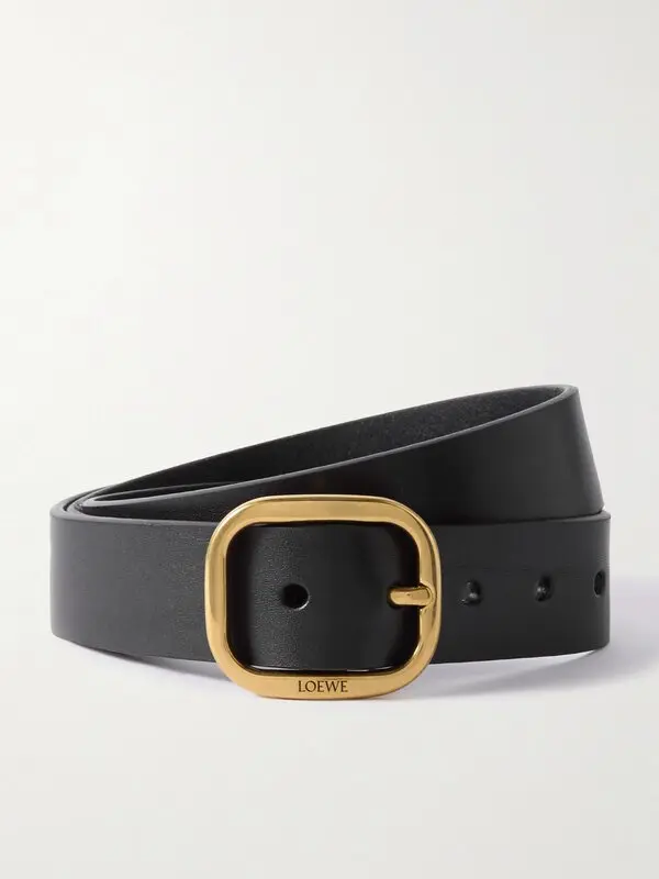 Loewe Leather Belt - Black