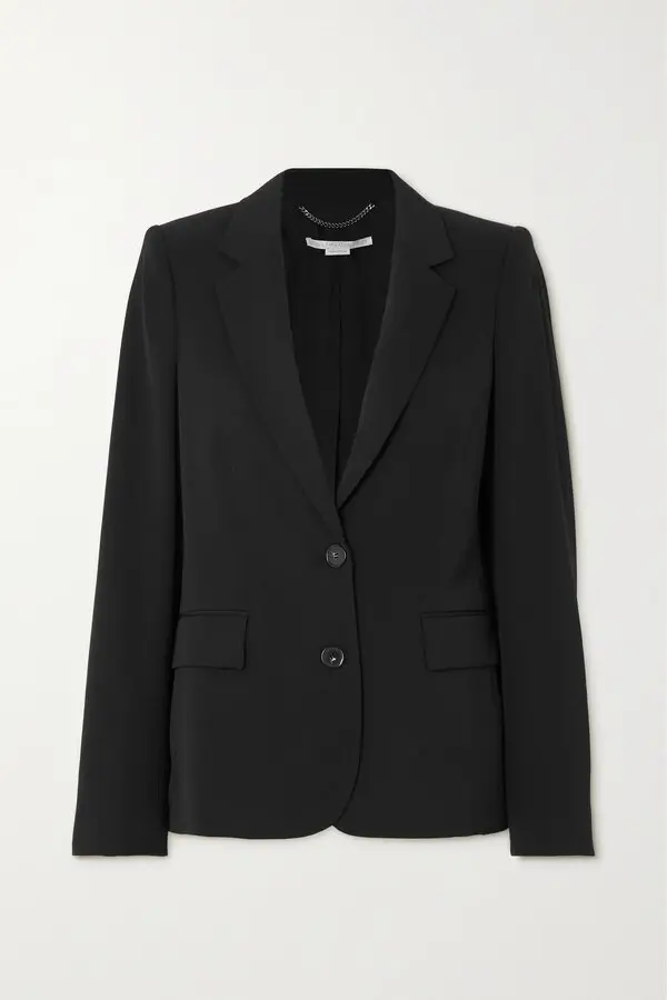 Stella McCartney Net Sustain Wool-blend Twill Blazer