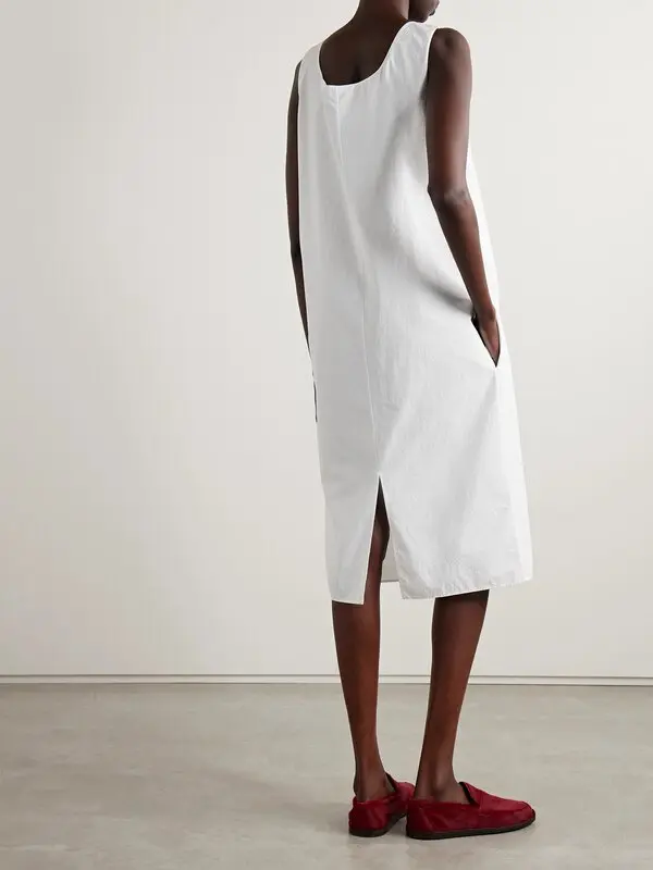 THE ROW Janah Cotton Midi Dress