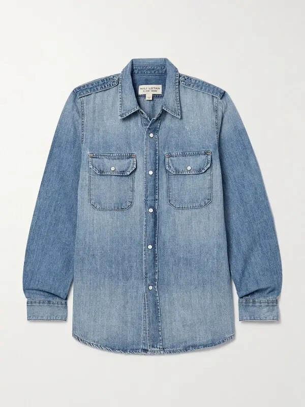NILI LOTAN Nais Denim Shirt