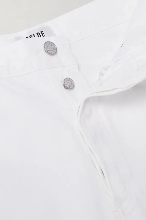 AGOLDE Net Sustain Low Slung Baggy Boyfriend Jeans - White