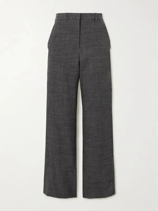 THE ROW Gandal Wool Straight-leg Trousers