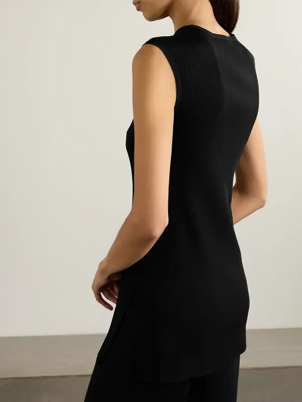 Max Mara Soldino Ribbed-knit Tank