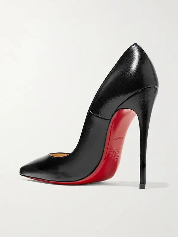 CHRISTIAN LOUBOUTIN So Kate 120 Leather Pumps - Black