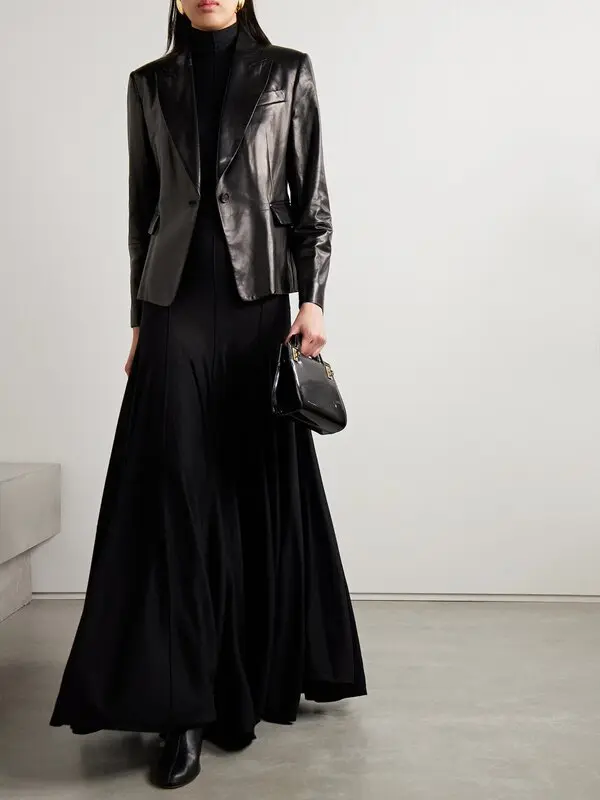 Brunello Cucinelli Leather Blazer