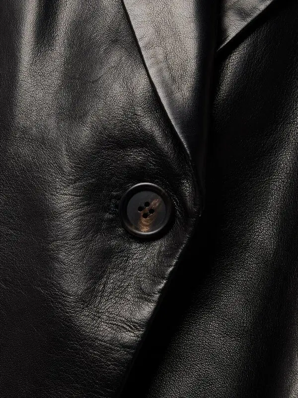 Brunello Cucinelli Leather Blazer