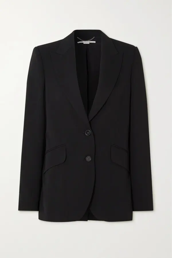 Stella McCartney Net Sustain Stretch-wool Twill Blazer