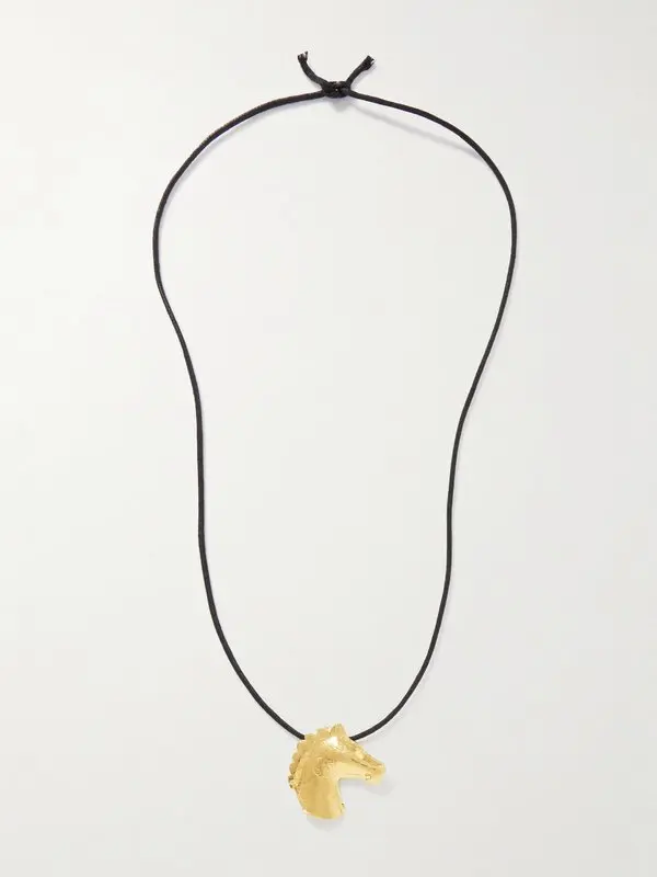 YSSO Aethon -plated Pendant Necklace - Gold
