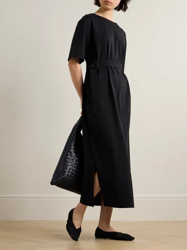 Max Mara Amati Belted Midi Dress