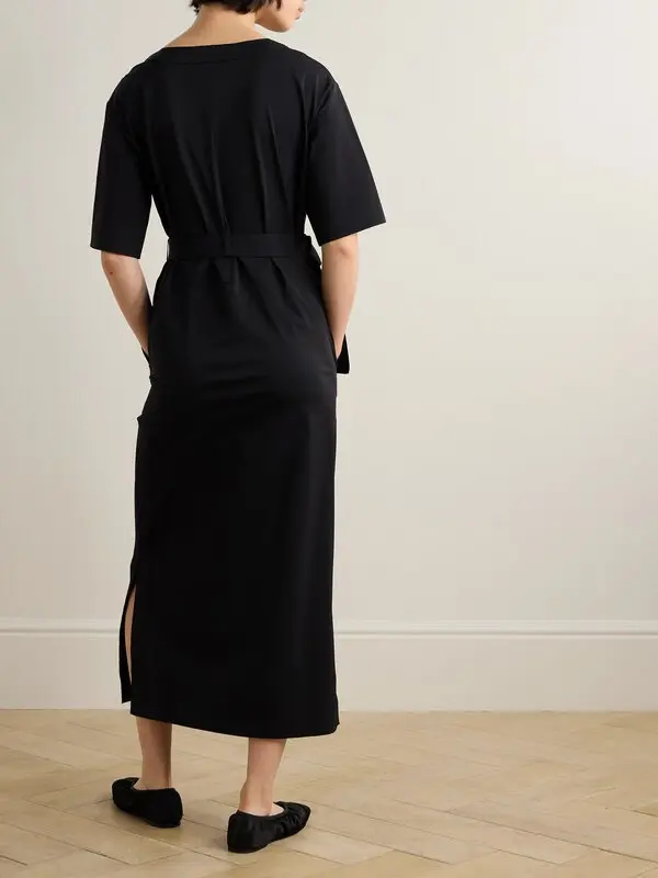 Max Mara Amati Belted Midi Dress
