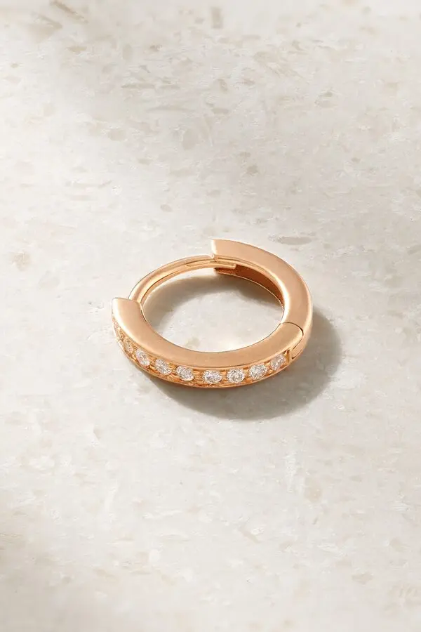REPOSSI Berbère 18-karat Rose Diamond Single Earring - Gold